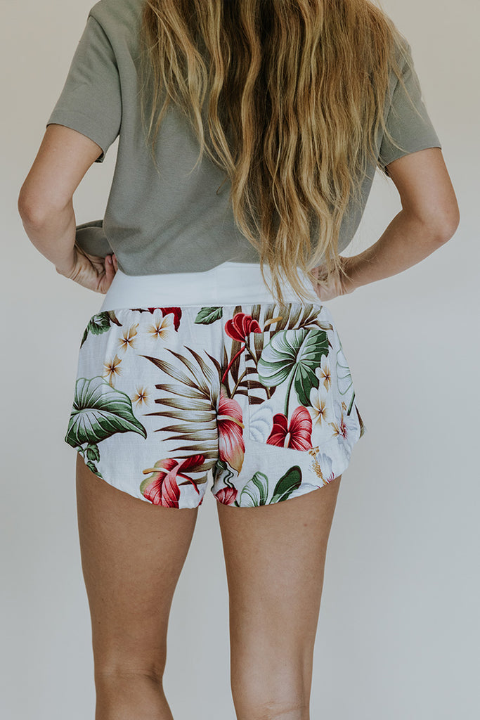 Vintage Aloha Pau Hana Shorts - Pua Lani Print – Wings Hawai'i